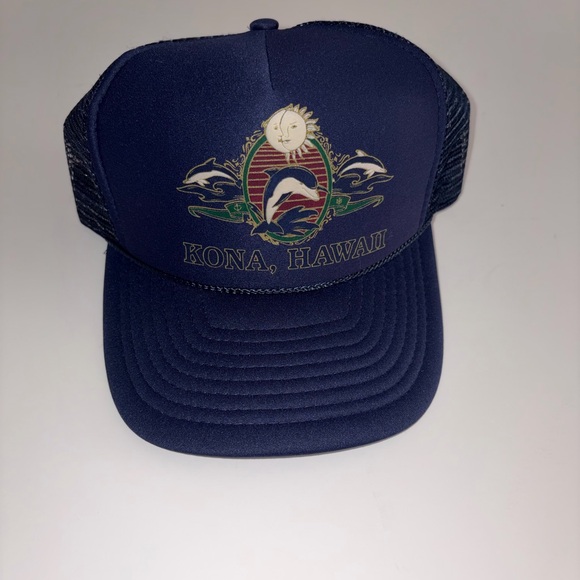 nissin | Accessories | Vintage Kona Hawaii Trucker Hat 9s Dolphins ...